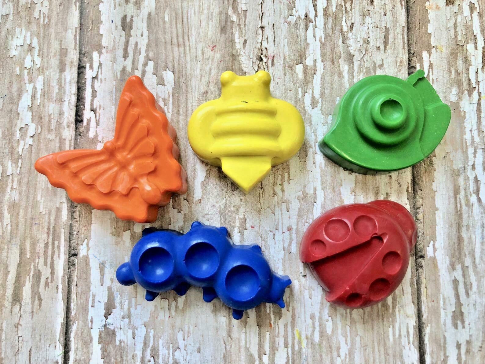 5 Sets of 5 Insect Bugs Crayons Party Favors Beat Bug Birthday Teacher ...