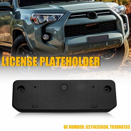 Front License Plate Mount Bracket Holder Bezels Trim For 2014-23 Toyota ...