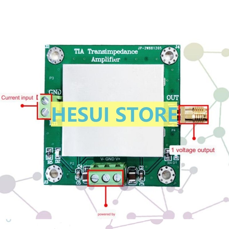 TLC2201 Transresistance amplifier Weak current measurement module IV ...