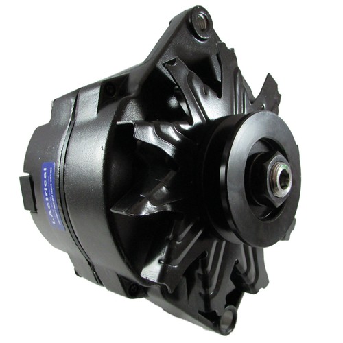 HIGH OUTPUT 200 AMP BLACK ALTERNATOR For CHEVY GM BUICK AMC BBC HOTROD ...