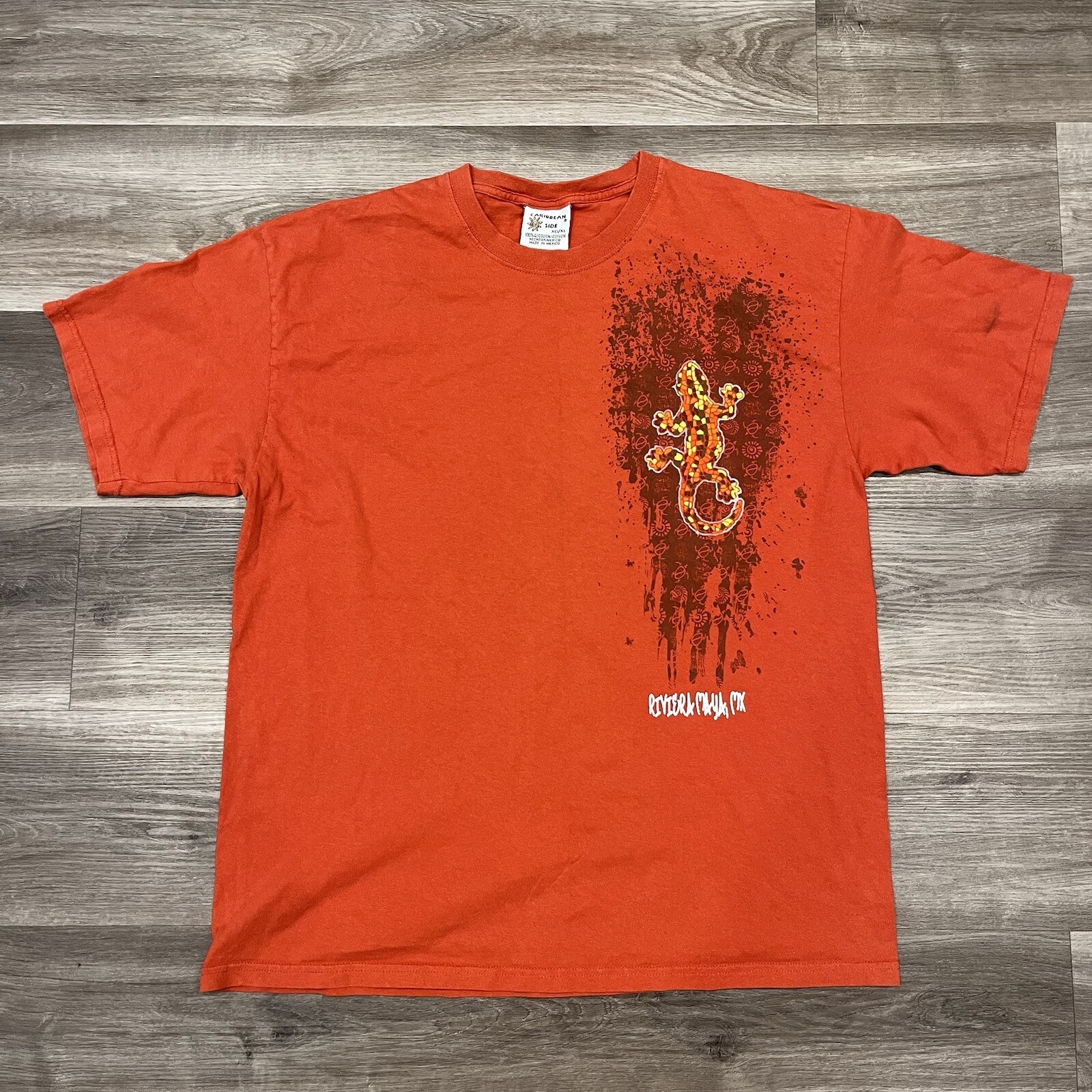 Riviera Maya Mexico Lizard Caribbean Side Shirt - Siz… - Gem