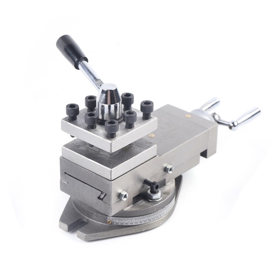 Metal Lathe Machine Tool Holder 80mm Universal AT300 Lathe Tool Post ...