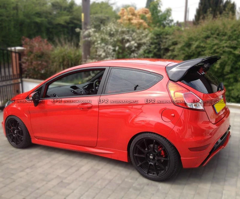 Ford Fiesta St White Black Wheels