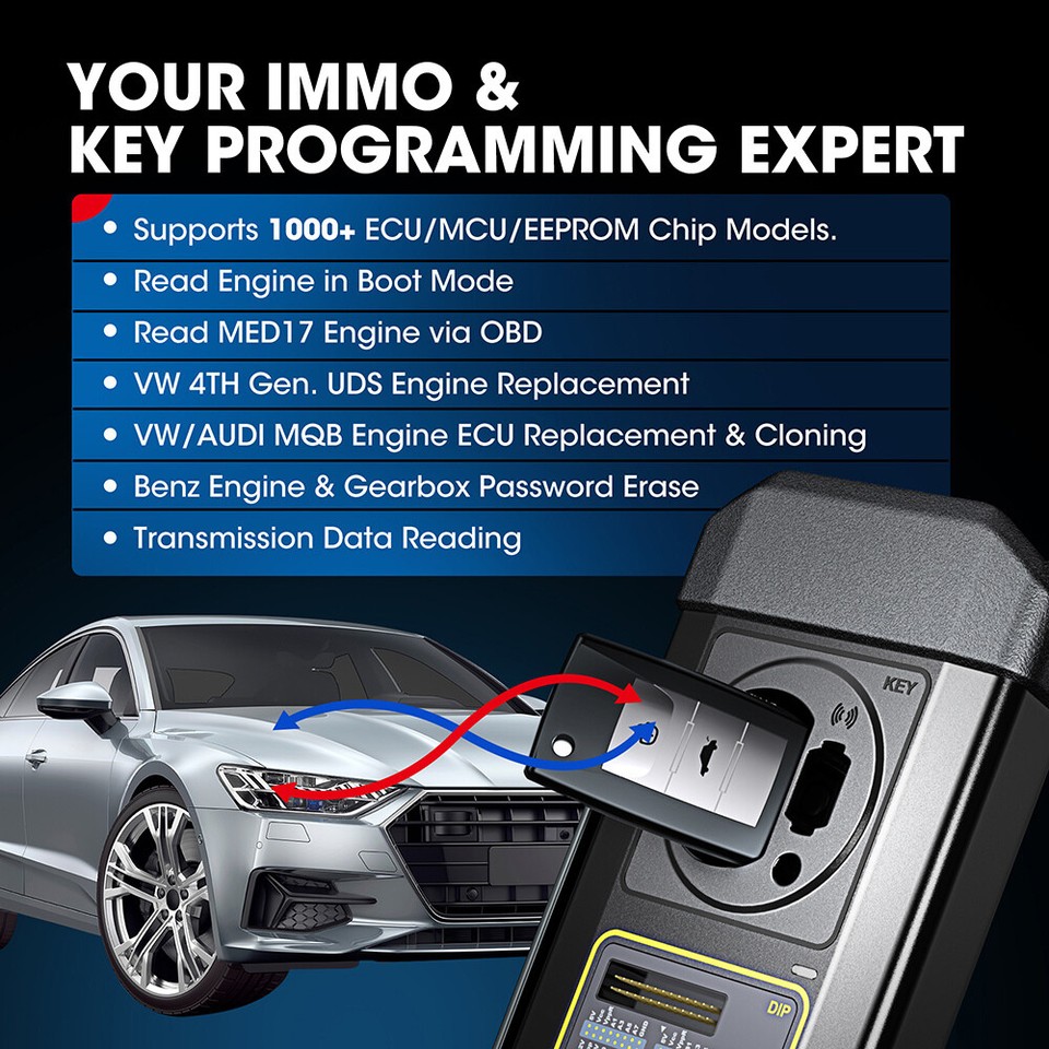 LAUNCH X431 X-PROG 3 Smart Keys Remote IMMO Car Key Programmer ...