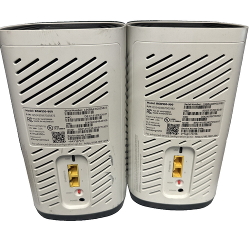 2 AT&T All-Fi Hub Internet Air Model BGW530-900 no power cords | eBay