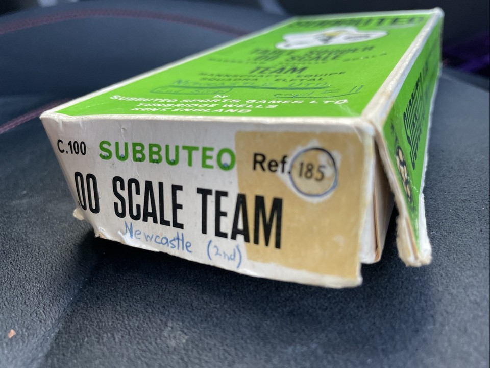 Subbuteo Motherwell HW Team Ref 185 -EMPTY BOX with Original Ref ...