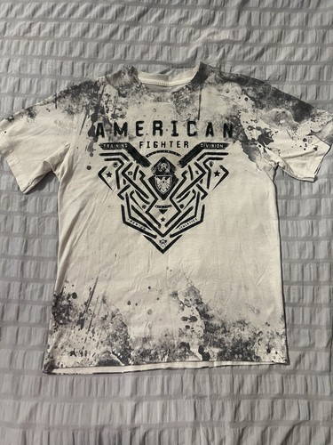 American Fighter Logo Graphic T Shirt -youth Large | eBay