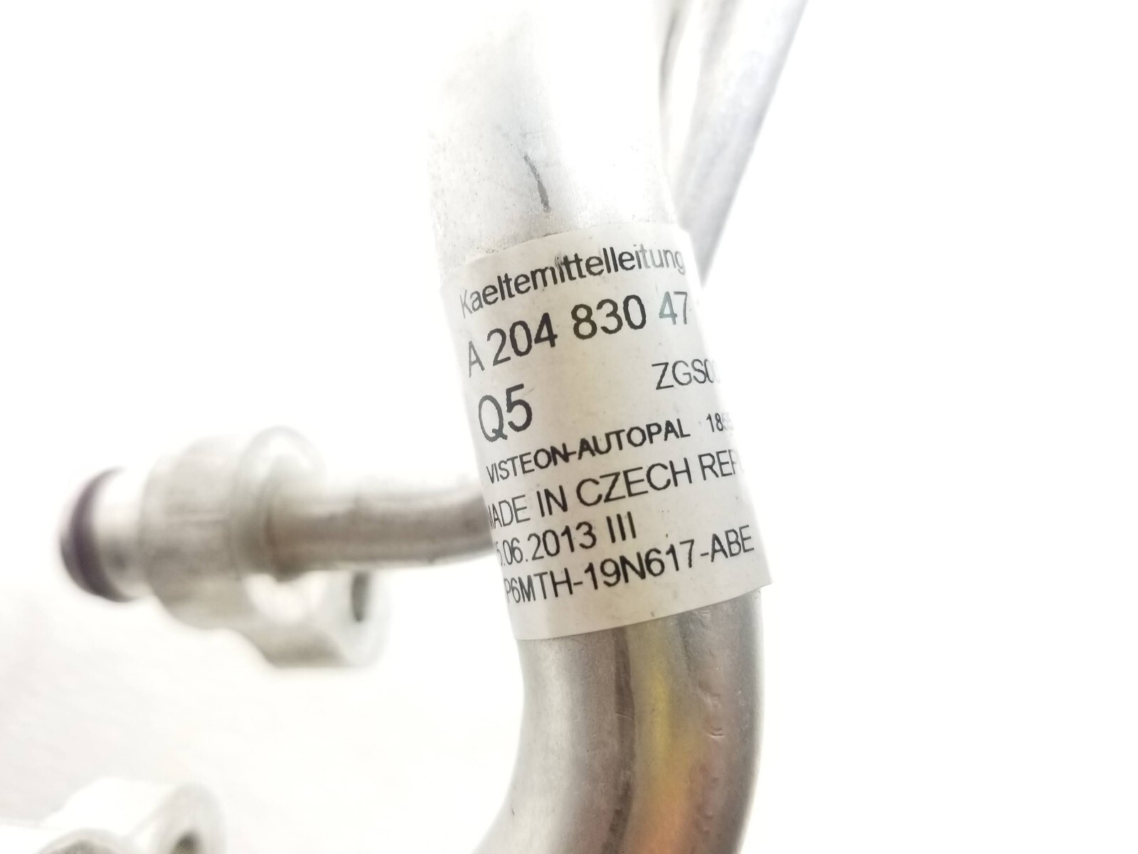 12 13 14 MERCEDES-BENZ C300 A/C AIR CONDITION HOSE LINE 2048304716 OEM ...