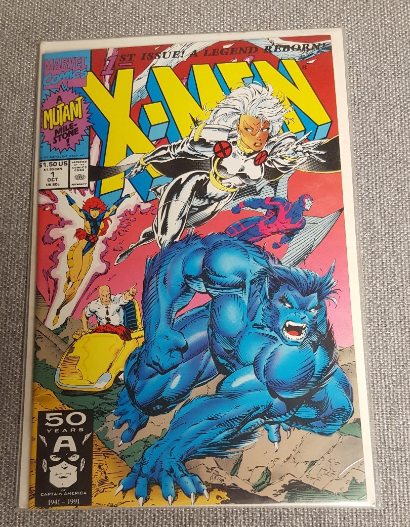 X-Men 1st Issue A Legend Reborn #1 Oct 1991 Marvel Comic Book Cover 2 ...