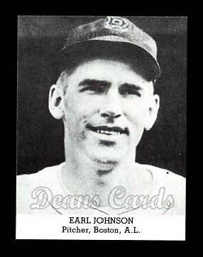 1947 Tip Top Bread Reprint Earl Johnson Red Sox 8 - NM/MT | eBay