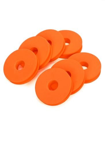 Fishing Line Storage Holder Fishing Snell Leader Rig Foam Spool Orange ...