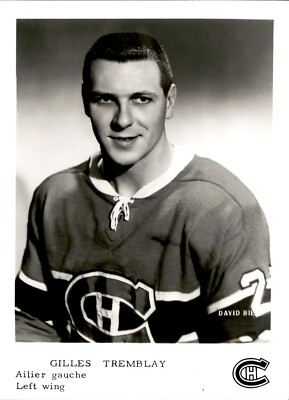 PF5 Original Photo GILLES TREMBLAY 1960-69 MONTREAL CANADIENS HOCKEY ...
