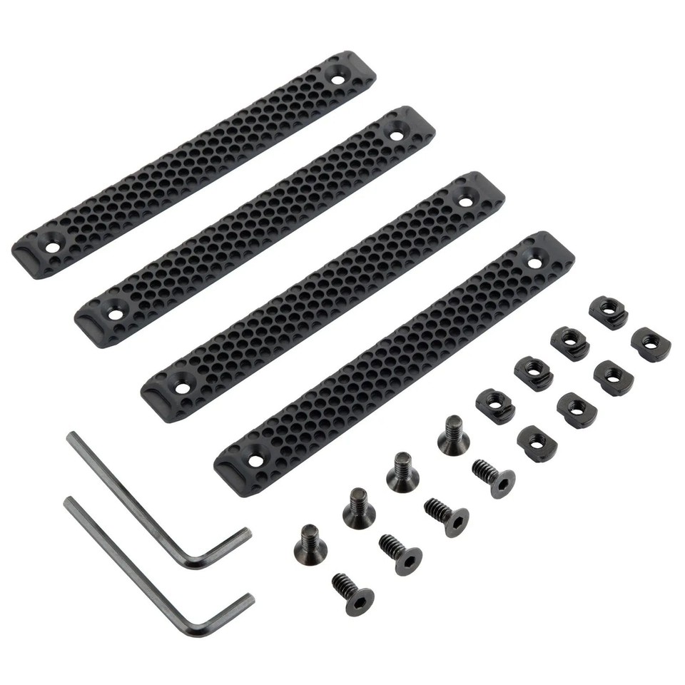 4PCS MLOK Rail Hand Protection Rail Cover Panel for M-lok System 120mm ...