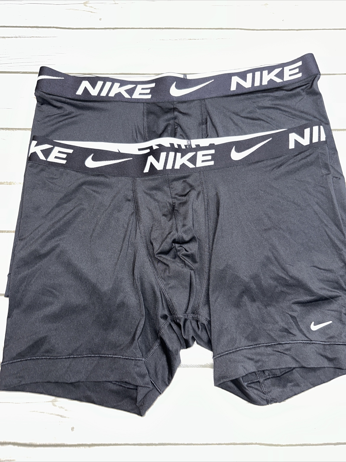 Lot of 2 NIKE boxers Polyester Size XL Black - No Open Fly | eBay