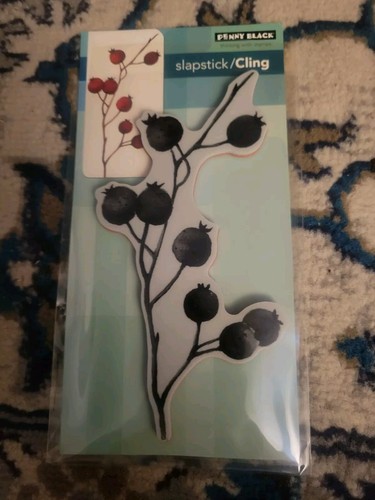 NEW~~Penny Black~Berry Bramble~ Slapstick Cling~~ 3.5" X 7" Rubber ...