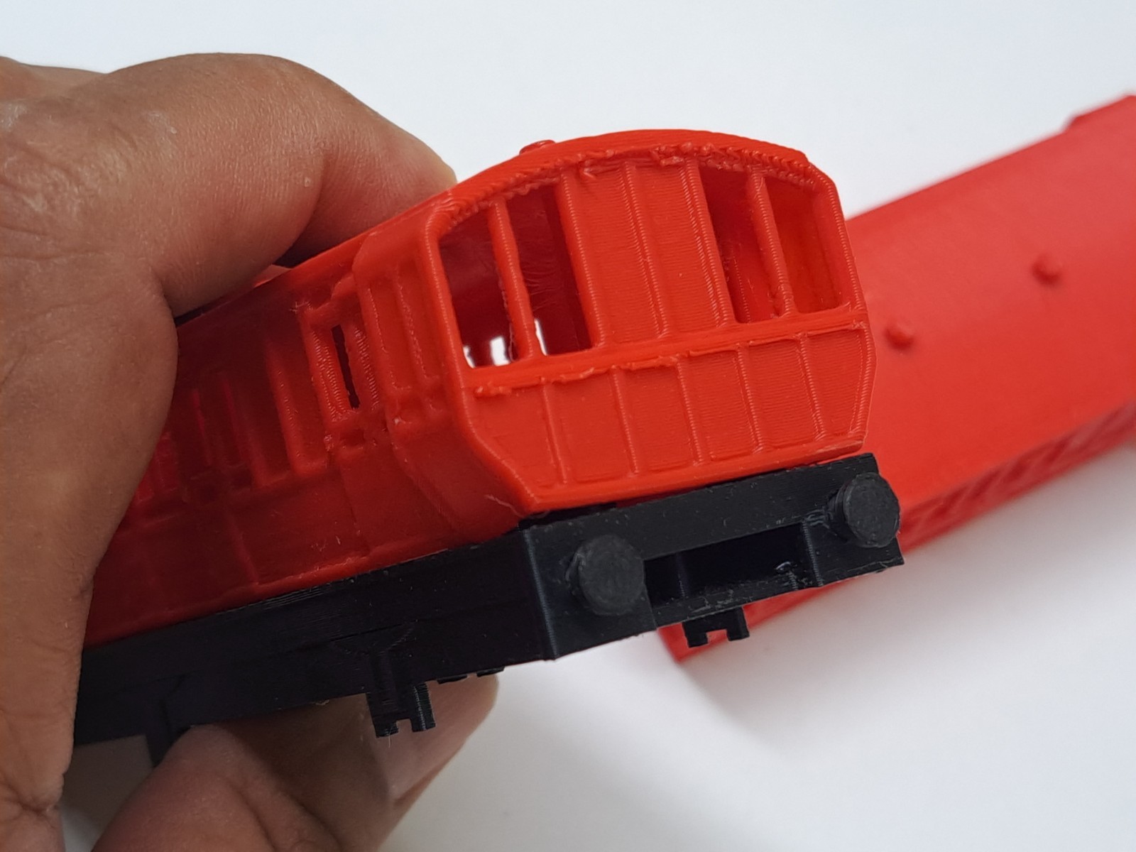 For Thomas Trackmaster, TWO 3D Printed Red Branchline Coach SHELL LOT ...