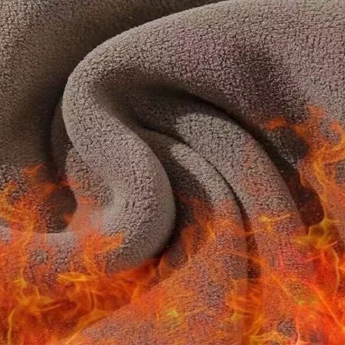 Straight-cut Mens Fleece Pants Granular Fleece Solid Pattern Regular ...