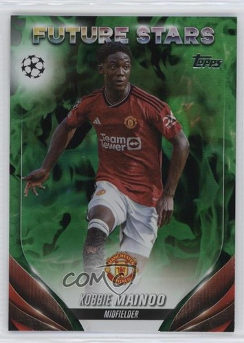 2023 UEFA Club Competitions Future Stars Green Inferno Foil /125 Kobbie ...