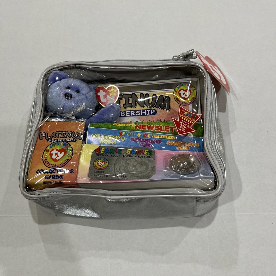 Beanie Baby Platinum Membership Kit 1999. Silver Coin -New With Tags ...