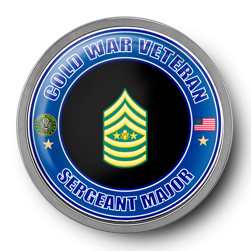 Cold War Veteran Sergeant Major Seal Emblem Car Military Badge Veteran ...
