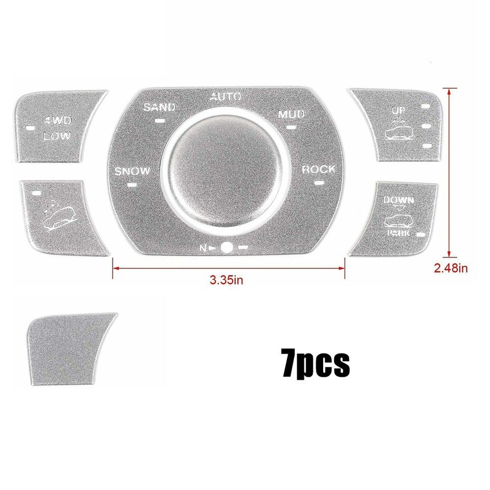 High Quality Button Decor Cover Four Wheel Drive Control Waterproof ...