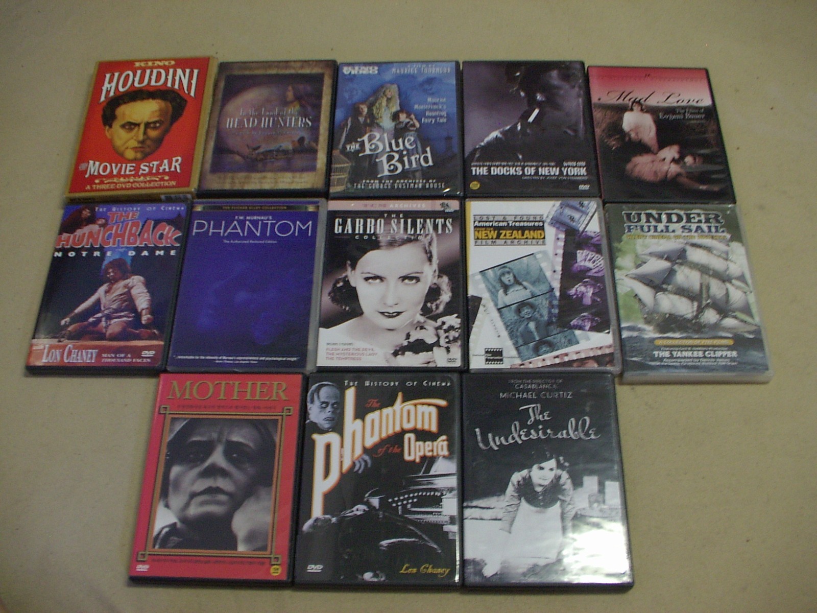Silent Movie Classic Films, lot of 13 DVD movies and sets | eBay