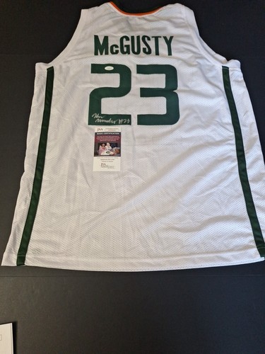 KAMERON (KAM) McGUSTY SIGNED AUTOGRAPHED CUSTOM MIAMI HURRICANES JERSEY ...