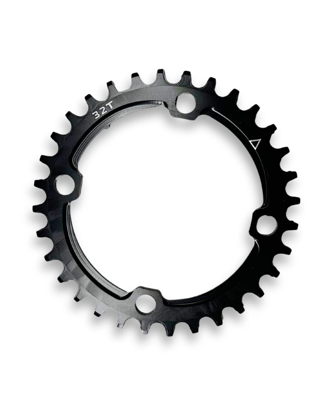 32T Narrow Wide Chainring 104 BCD Round MTB Bike Chain Ring Black 1x 9 ...