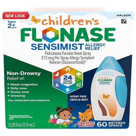 Children's Flonase Sensimist Allergy Relief Nasal Spray - Fluticasone ...