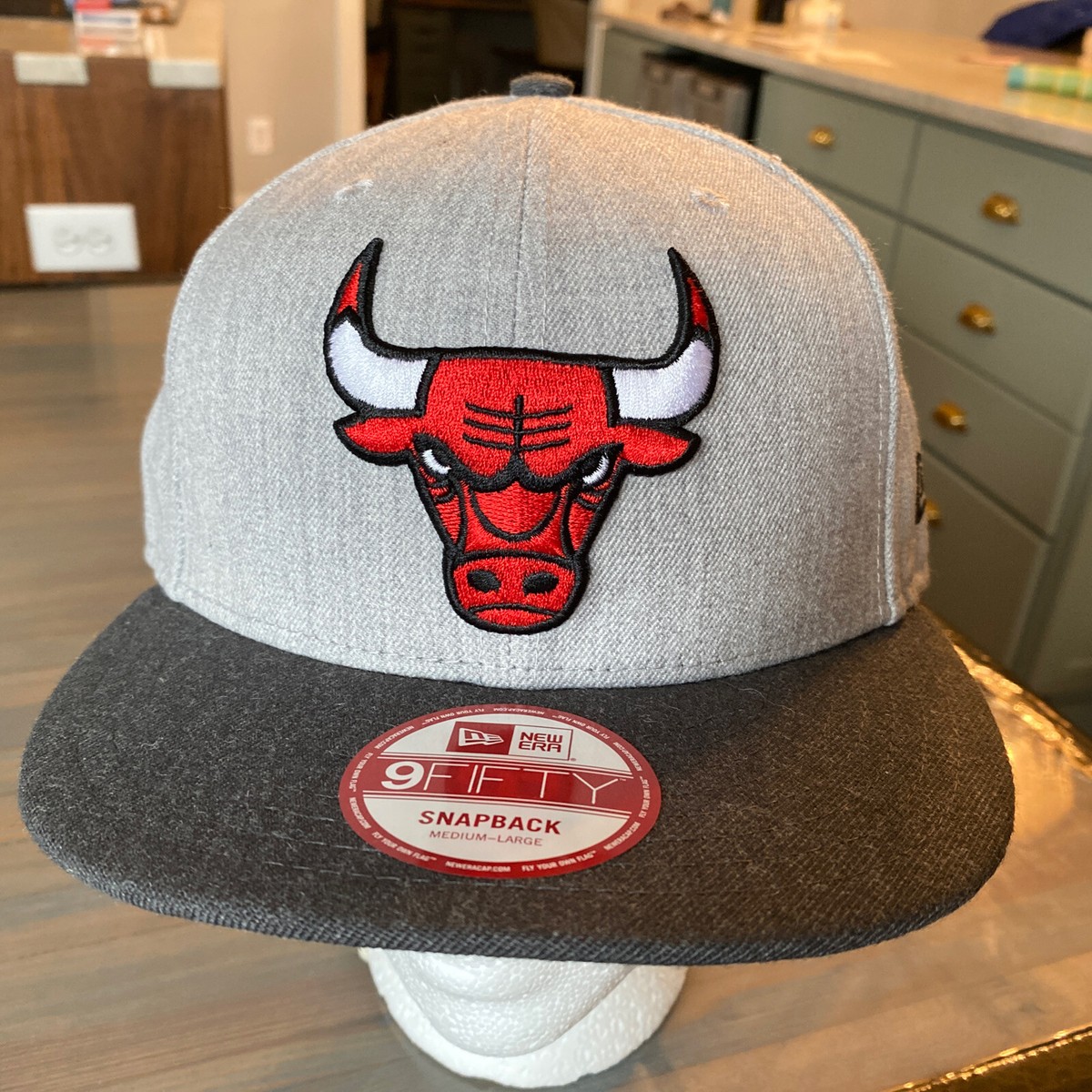 Chicago Bulls Hats For Men Men's New Era Red/Black Chicago Bulls