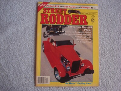 Street Rodder 1986 July Classic Hot Rod Modified Custom Cars and Trucks ...