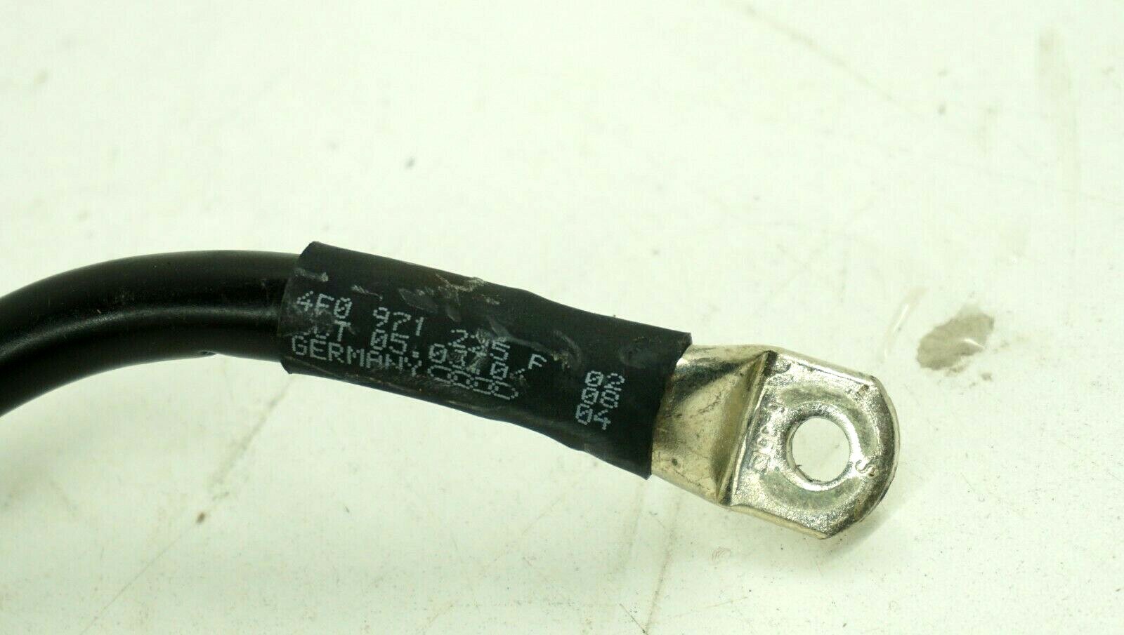 2005-2008 AUDI A6 C6 3.2L GAS BATTERY TERMINAL POSITIVE WIRE HARNESS ...