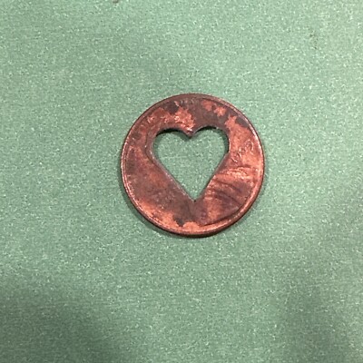 United States Heart Cut One Cent Penny Coin | eBay