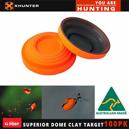 Cta Dome Clay Pigeon Target Australia Made Clay Targets Shooting 100 Pk ...