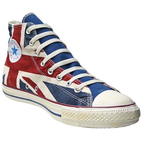 Converse Chucks 36 Blue White UK Flag England 135504 Limited Edition ...