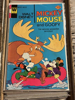 WALT DISNEY MICKEY MOUSE AND GOOFY #168 MOOSE MONSTER MYSTERY 1976 ...