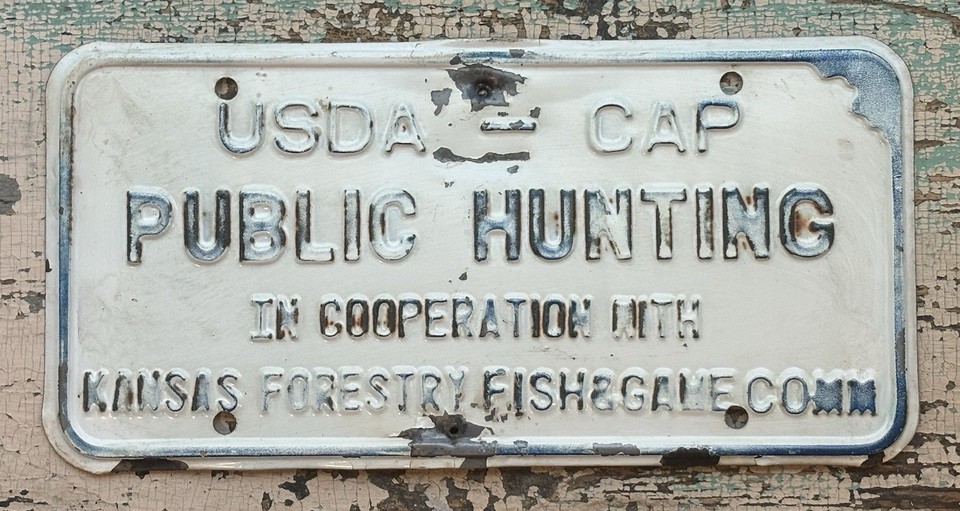 Old USDA-CAP Public Hunting Kansas Forestry Fish & Game Commission ...