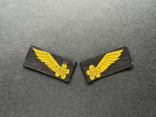 pair of WWII Japanese Navy Pilots Seaman Branch Rate Patch insignia ...