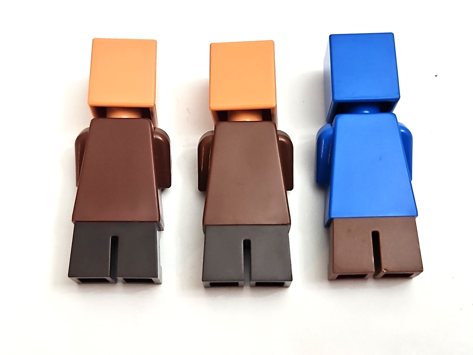 Lego Minecraft Minifigure Lot - 8 Villager Pillager & Snow Villager ...