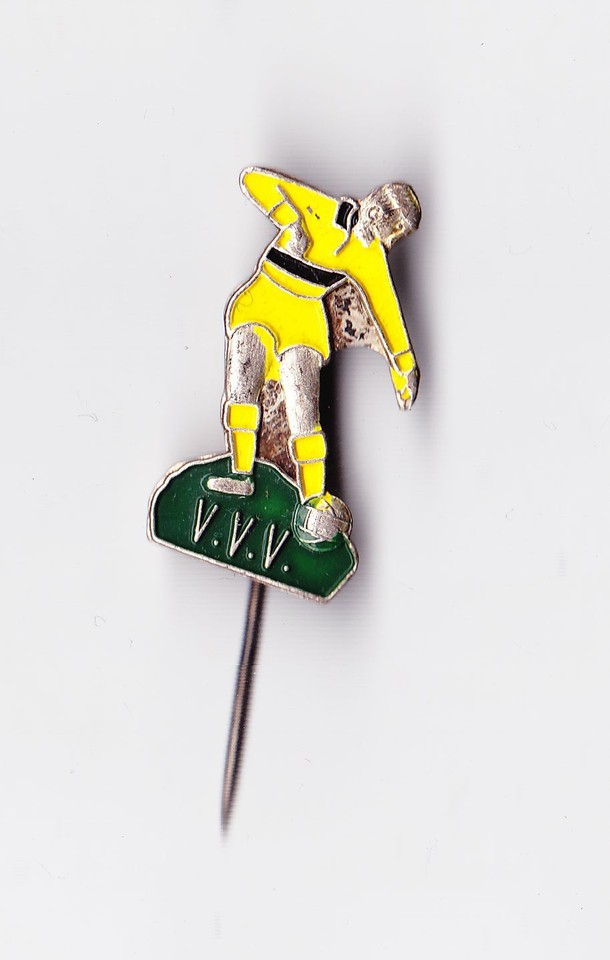Vintage Dutch Football Player Club pin badge 1960s FEYENOORD PSV AJAX ...