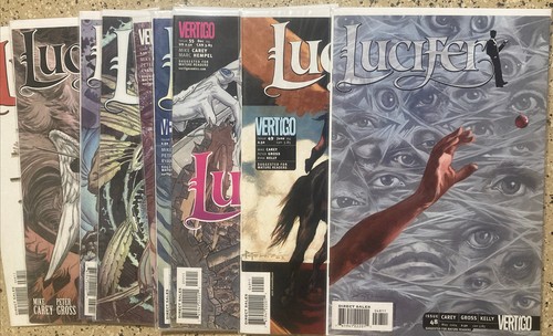 LUCIFER #48 49 55 56 57 59 62 65 68 LOT OF 9 DC/VERTIGO COMICS BOARDED ...