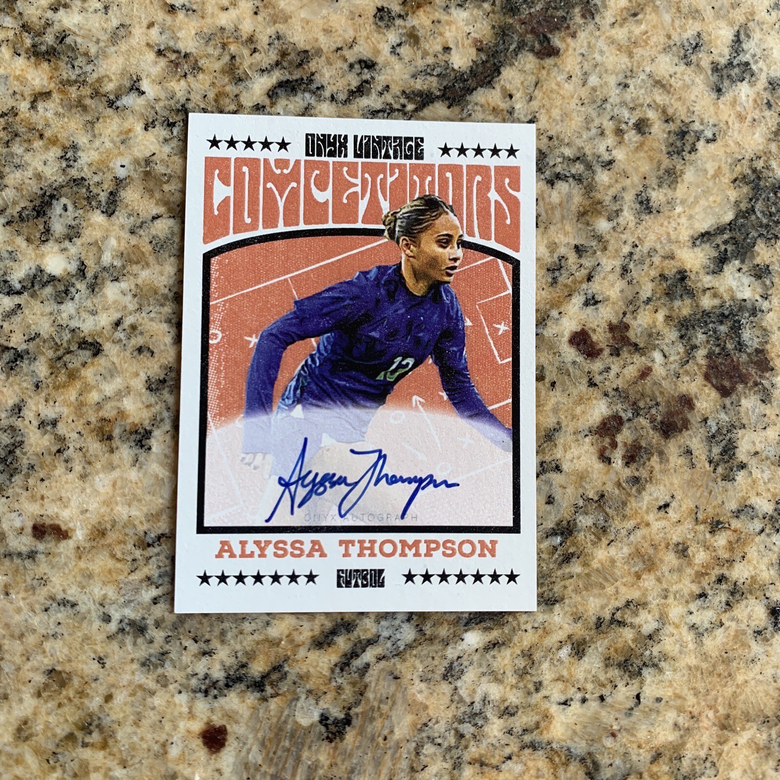 2022 Alyssa Thompson Onyx Auto. Blue Ink. USWNT, Angel City FC | eBay