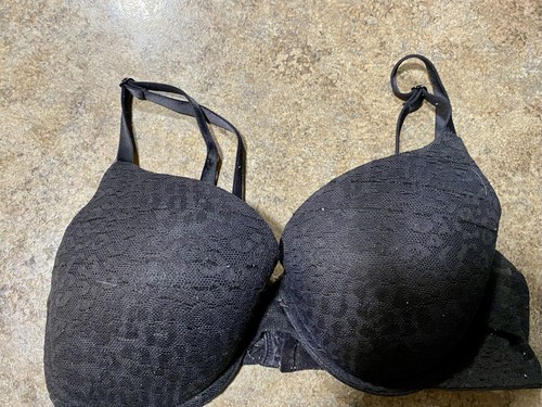 VICTORIA'S SECRET PUSH-UP UNDERWIRE BRA SIZE 34D Black | eBay