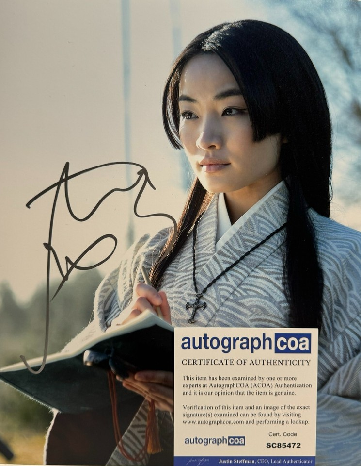 ANNA SAWAI signed Autogramm 20x25cm SHOGUN in Person autograph ACOA | eBay