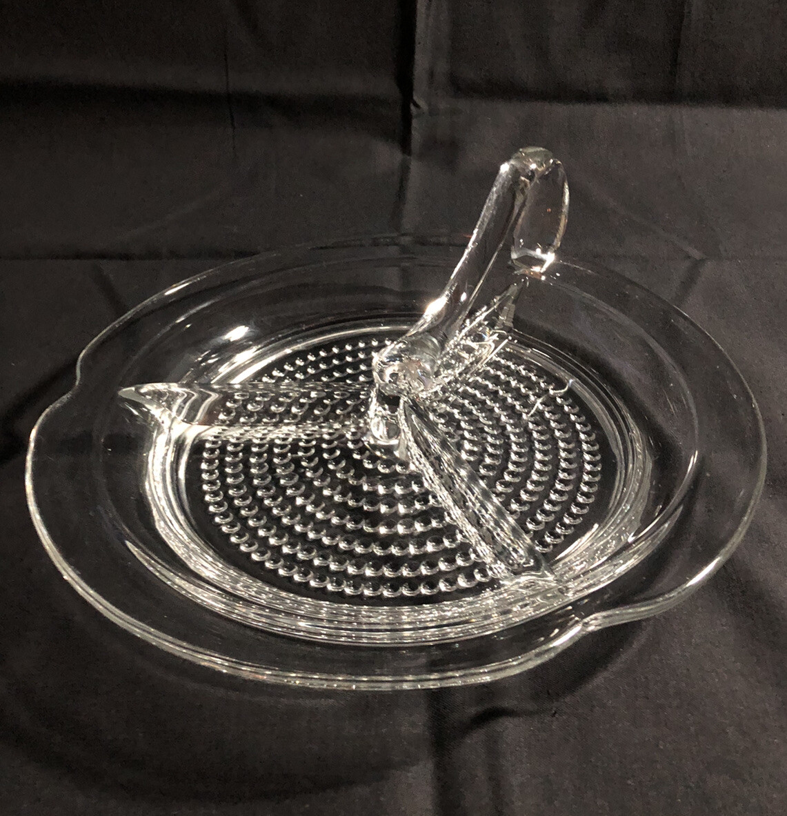 Duncan & Miller Tear Drop Divided 3 Part Crystal Relish Dish 8 1/4 ...