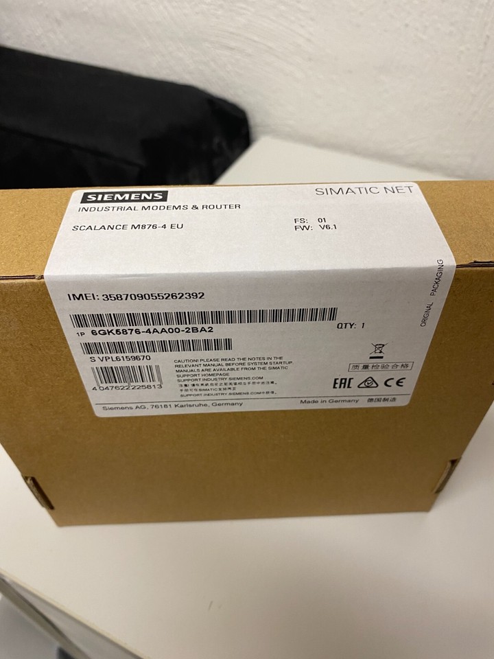 New 6GK5876-4AA00-2BA2 Siemens Scalance M876-4 EU 4G Router | eBay