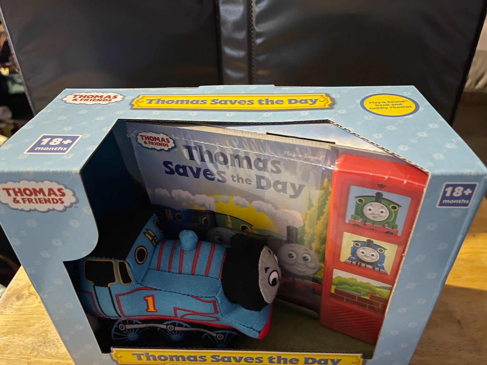 Thomas Saves The Day Play-a-Sound Book & Squeezable Plush - New In ...