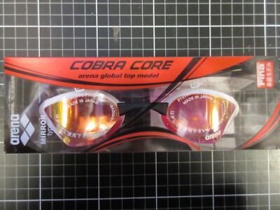 arena swimming goggles glass COBRA CORE AGL-240M ORPW Made in Japan ...