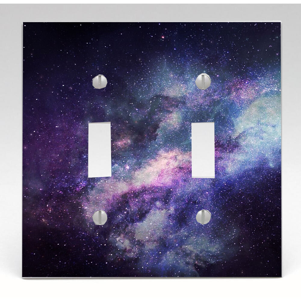 Blue Galaxy, space Light Switch Cover, Cabinet Knob, Home Decor ...