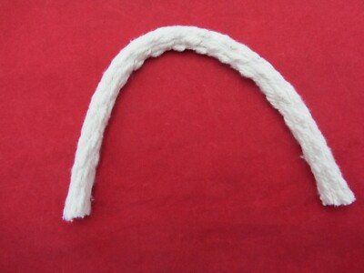 COTTON ROUND ROPE WICK 1/2" x 12" FOR SMALL SMUDGE POT OIL LAMP TIKI ...